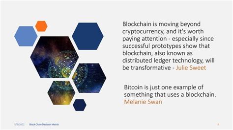 Blockchain Decision Matrix Pptx