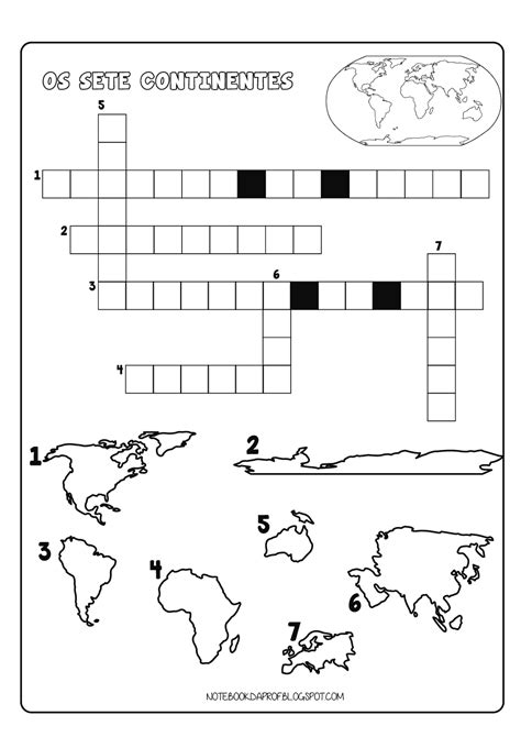 Caça Palavras Continente Americano BRAINCP
