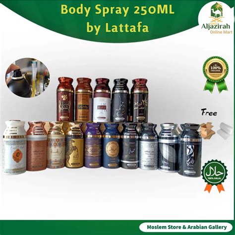 Jual Bodyspray Lattafa Deodorant 250 Ml All Varian Original Shopee