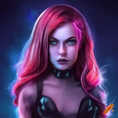 Sci Fi Girl Character Illustration On Craiyon