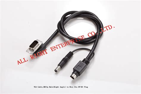 Hd15 M Ra To Md8 Dc Plug Cbl Cable Assembly And Wire Harness All