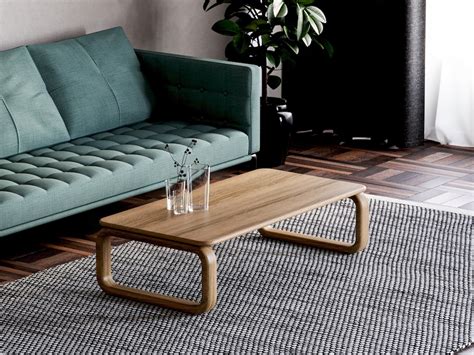 Modern Coffee Table Aesthetic Coffee Table Wooden Oak Coffee Table