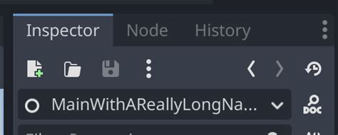 Node Name Cut Off In Inspector View · Issue 73600 · Godotenginegodot
