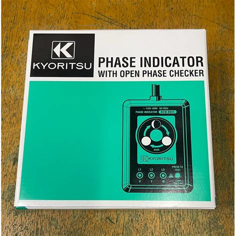 Jual Kyoritsu 8031 Phase Indicator 3phase With Open Phase Checker
