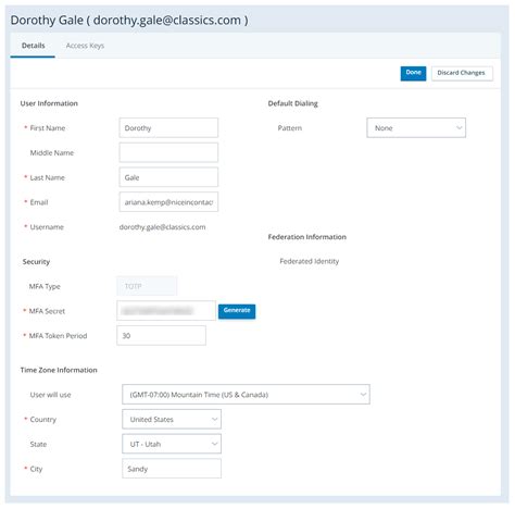 Account Settings