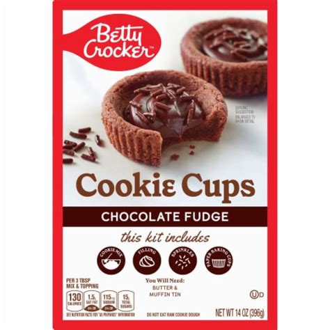 Betty Crocker Chocolate Fudge Cookie Cups Kit Oz Kroger