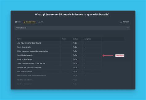 Importing Issues From Jira Server Using Jira Filters