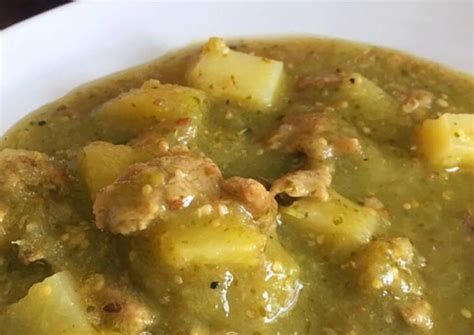 Bistec De Res En Salsa Verde Con Papas 🥩 Receta De Cocina Con Marie 🌺 Cookpad