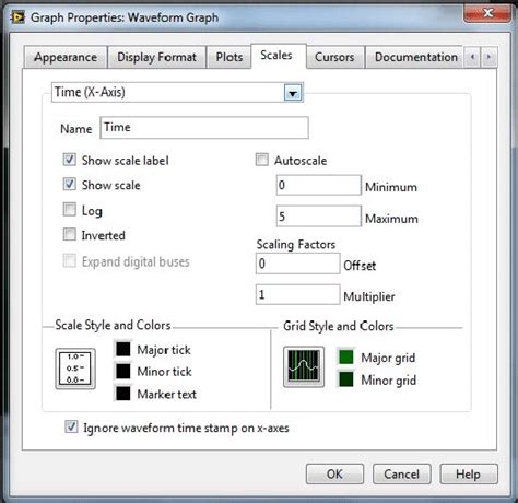 Labview Software Of Properties Option Download Scientific Diagram