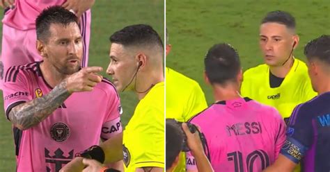 Lionel Messi Swears At Referee In Furious Rant After Inter Miami Draw