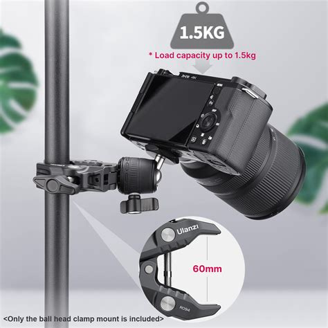 Ulanzi R099 Super Clamp Mount 360 หมุนได้ Mini Ball Head 14นิ้วสกรู