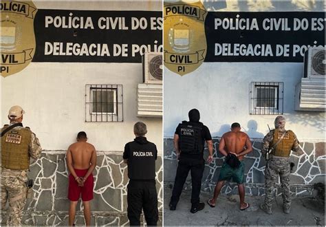 Jornal da Parnaíba Suspeitos de integrar facção são presos por