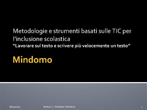 Metodologie E Strumenti Basati Sulle TIC Per Linclusione
