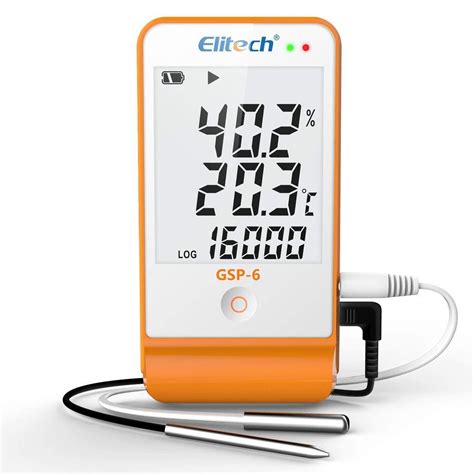 Datalogger De Humedad Y Temperatura Con Sonda Externa ELITECH GSP 6