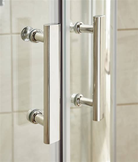 Nuie Pacific Aluminium Frame Reversible Offset Quadrant Shower Enclosure