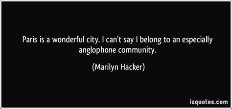 Marilyn Hacker Quotes Quotesgram
