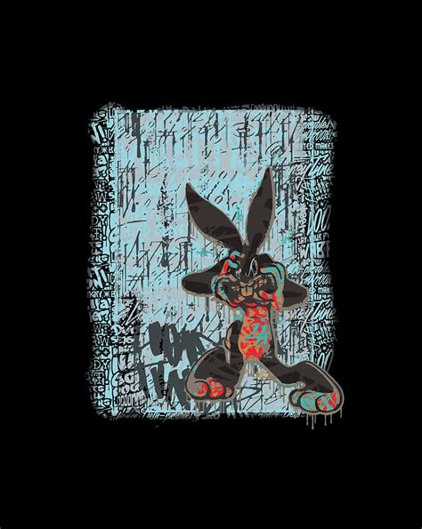 Looney Tunes Bugs Bunny Graffiti Rabbit Drawing By Tintin Bjorklund