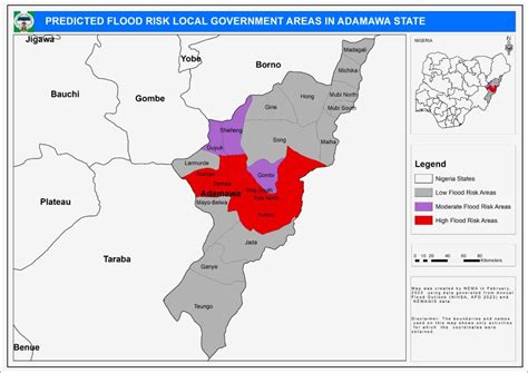Nema 2023 Predicted Flood Outlook Nema Nigeria