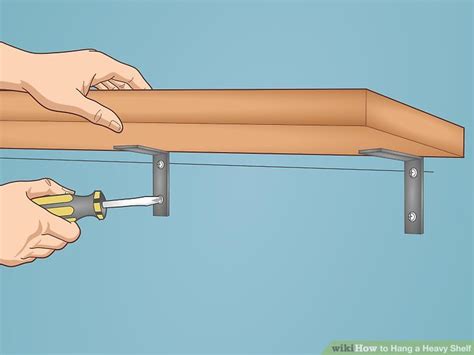 Simple Ways To Hang A Heavy Shelf Steps With Pictures
