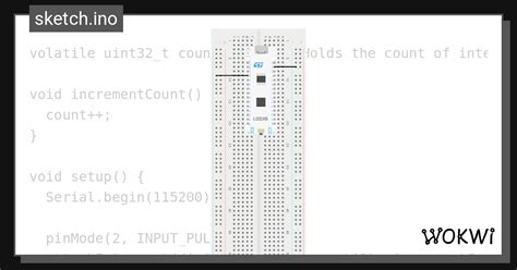 STM32 L031 GPIO Interrupts Copy Wokwi ESP32 STM32 Arduino Simulator
