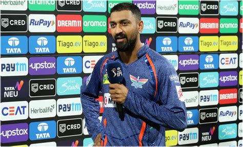 Ipl 2023 “anything For The Team” Says Krunal Pandya After Overcoming