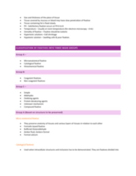 Solution Histopathology Fixation Studypool