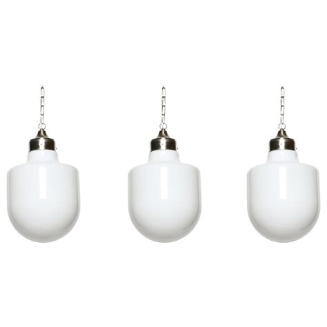 Set Of Three Italian Stained Glass Pendants For Sale At 1stdibs