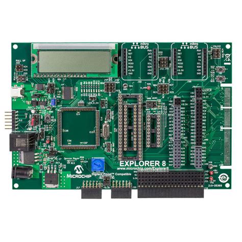 Microchip DM160228 PIC16F1719 Explorer 8 MCU USB To I2C Development Board Rapid Electronics