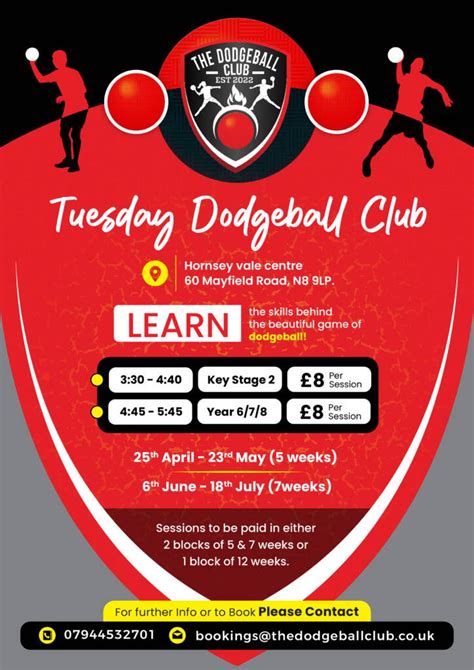 Dodgeball Club Flyer Adwise Solution