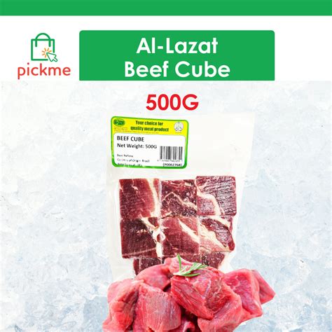 Al Lazat Beef Cube 500g Halal Frozen Shopee Singapore