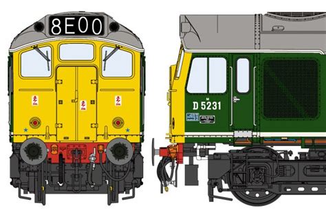 Class 251 Br Green Yellow Ends Rail Exclusive