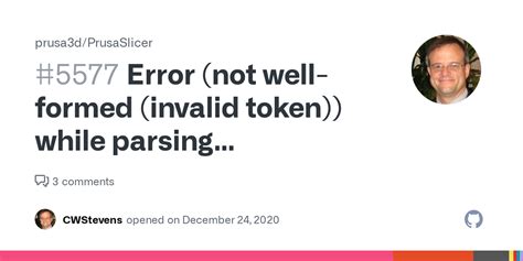 Error Not Well Formed Invalid Token While Parsing 3D 3dmodel Model