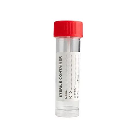 Disposable 40ml 60ml 120 Ml Non Vacuum Specimen Urine Cup Collection