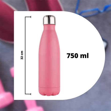 BORRACCIA SPORTIVA 750 ML ACCIAIO INOX DOPPIA PARETE PER SPORT SCUOLA