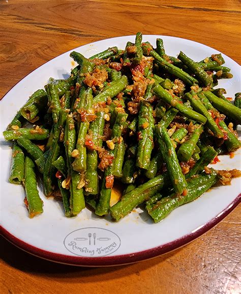 Rumbling Tummy Sambal Long Beans