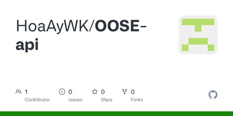 Github Hoaaywk Oose Api