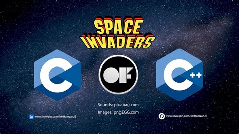 simplified space invaders game built in c c in openframeworks youtube