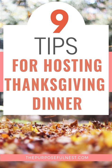 Tips For Hosting Thanksgiving For The First Time The Purposeful Nest