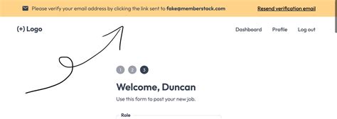 Email Verification Banner Free Webflow Component
