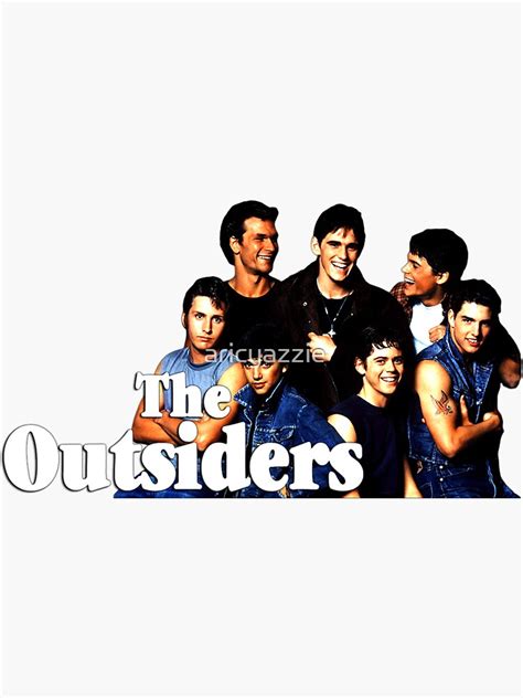 The Outsiders Sticker For Sale By Aricyazzie Redbubble
