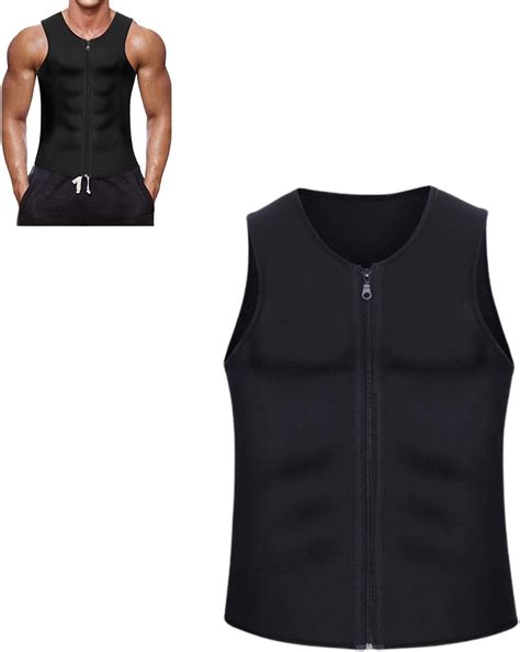 Gynecomastia Compress Zipper Vest Undershirts Slimming
