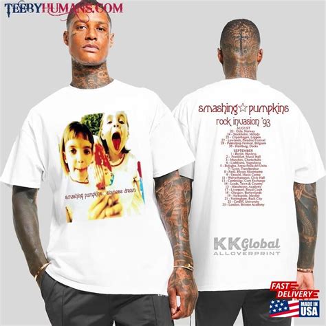 The Smashing Pumpkins Siamese Dream 1993 Vintage Double Sided T Shirt