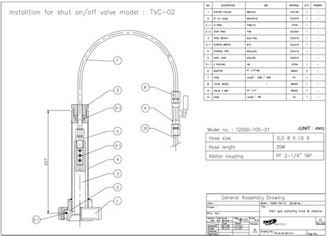 Inert Gas Sampling Hose And Adaptor Smtsmarine Inert Gas Sampling Hose And Adaptor Smtsmarine