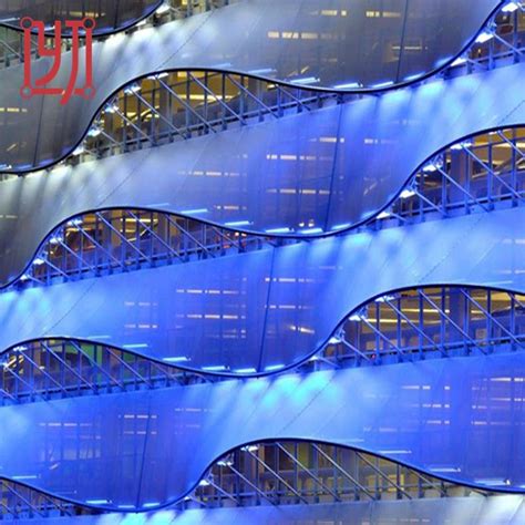 Pvdf Tensile Fabric Facade Membrane Shade Structure Building Membrane