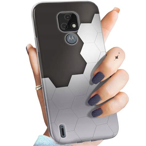 Etui Do Motorola Moto E Wzory Szare Metallic Grey Obudowa Pokrowiec Case Motorola Sklep