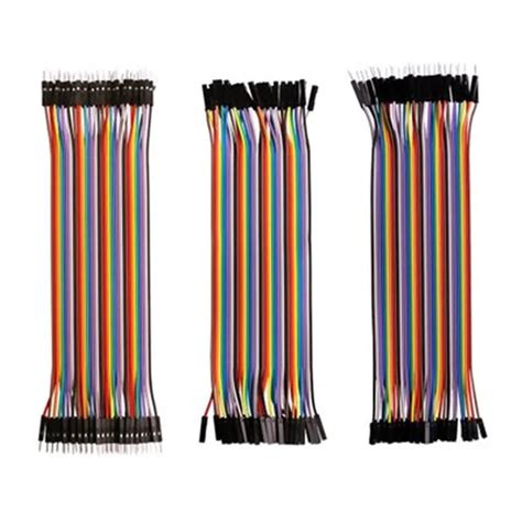 Dupont Line Pcs Cm Male To Male Male To Female And Female To Female Jumper Wire Dupont