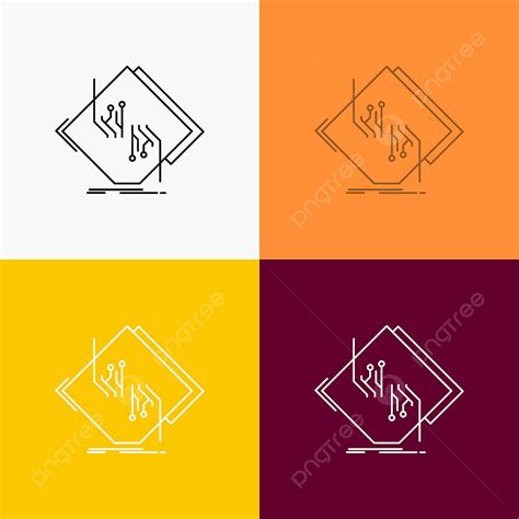 Circuit Board Chip Vector Hd Images Board Chip Circuit Network