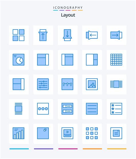 Creative Layout 25 Blue Icon Pack Such As Image Steps Wireframe Layout Layout 16086752