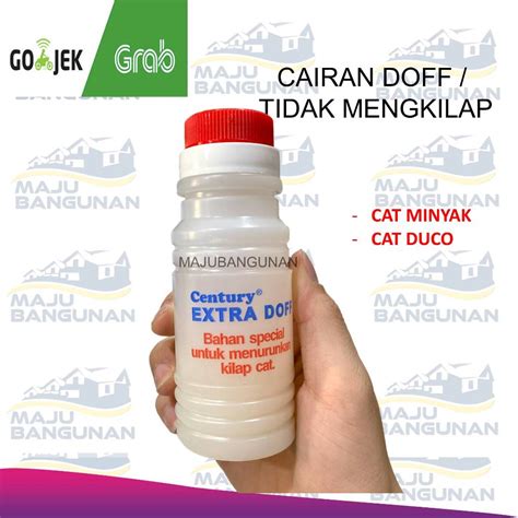 Jual Extra Doff Century 100cc Extra Doff Solvent Menurunkan Kilap
