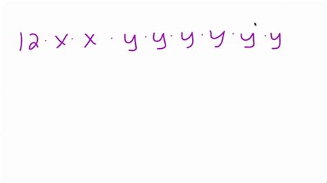 SOLVED Write Each Expression Using Exponential Form X X Y Y Y Y Y Y